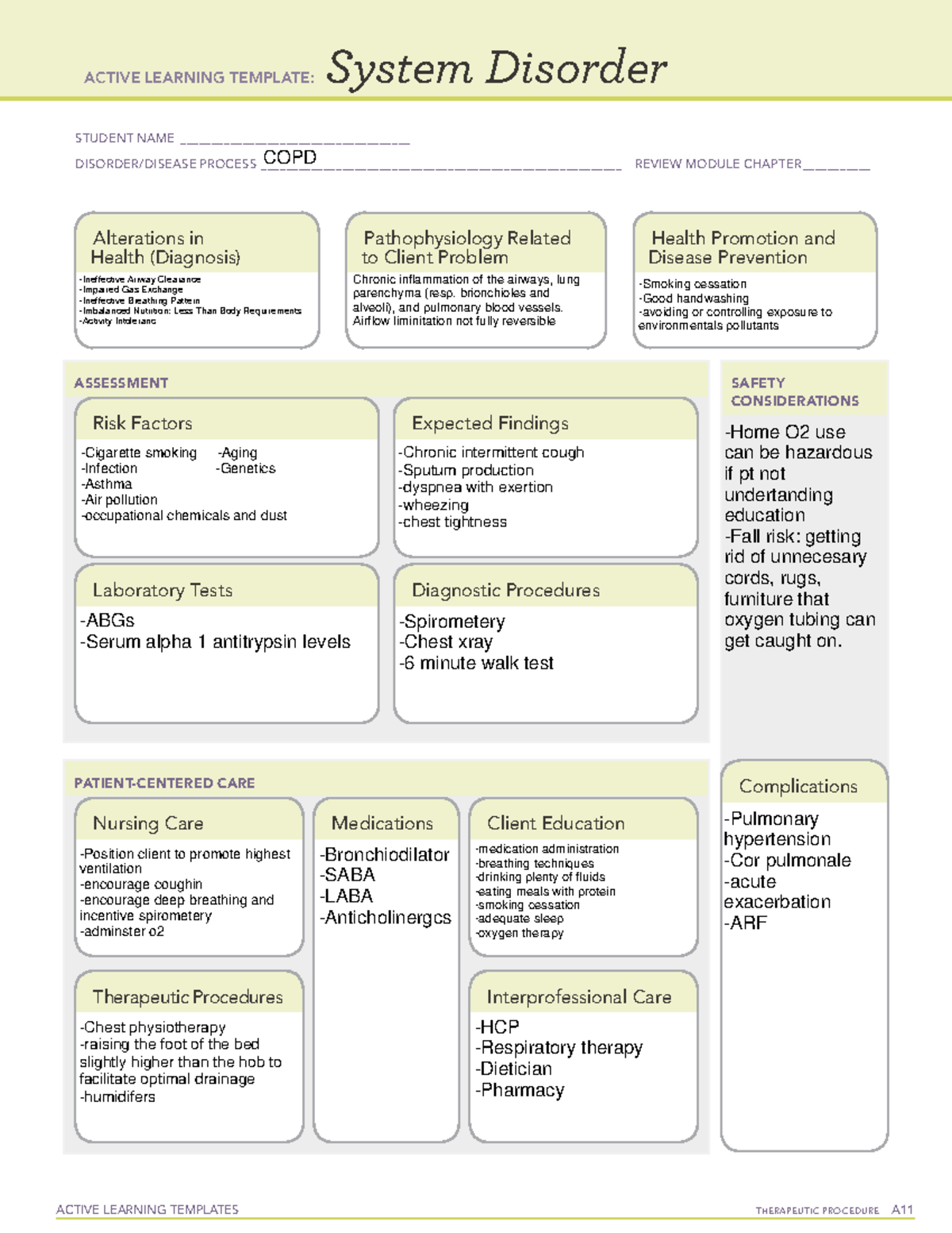 COPD Ticket to SIM - copd - ACTIVE LEARNING TEMPLATES TherapeuTic ...