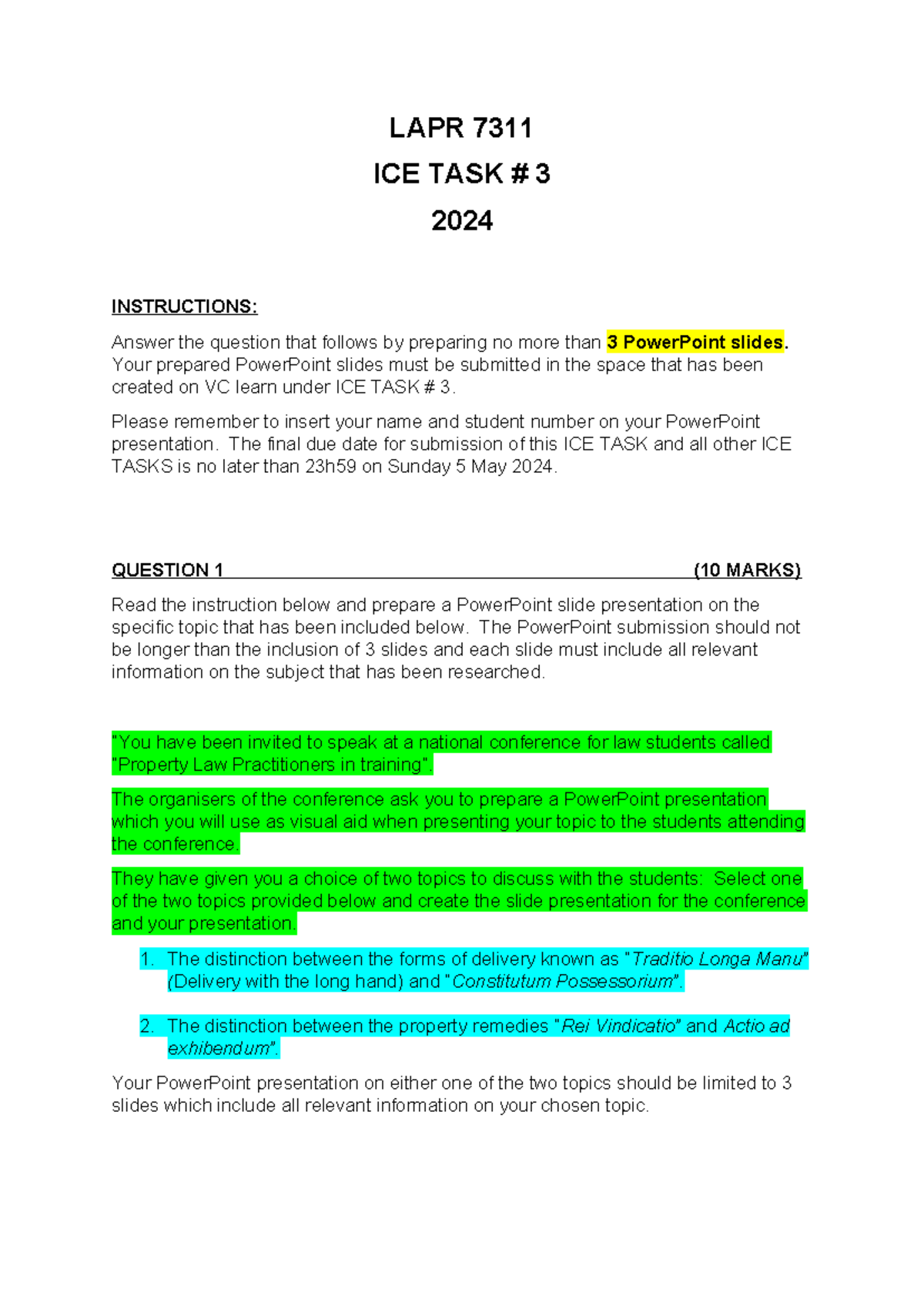 LAPR 7311 ICE TASK # 3 - 2024 - LAPR 7311 ICE TASK # 3 2024 ...