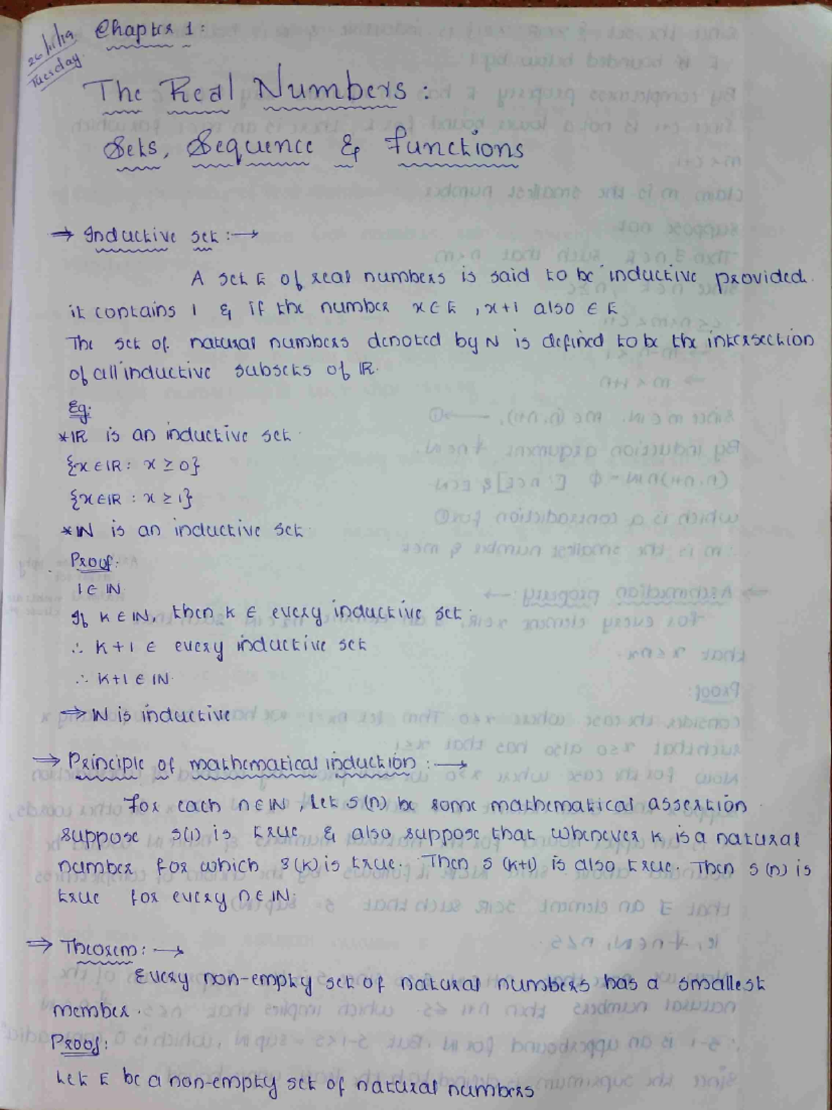 RA-1 - Sets , sequences and functions Lebesgue measure - BCA ...
