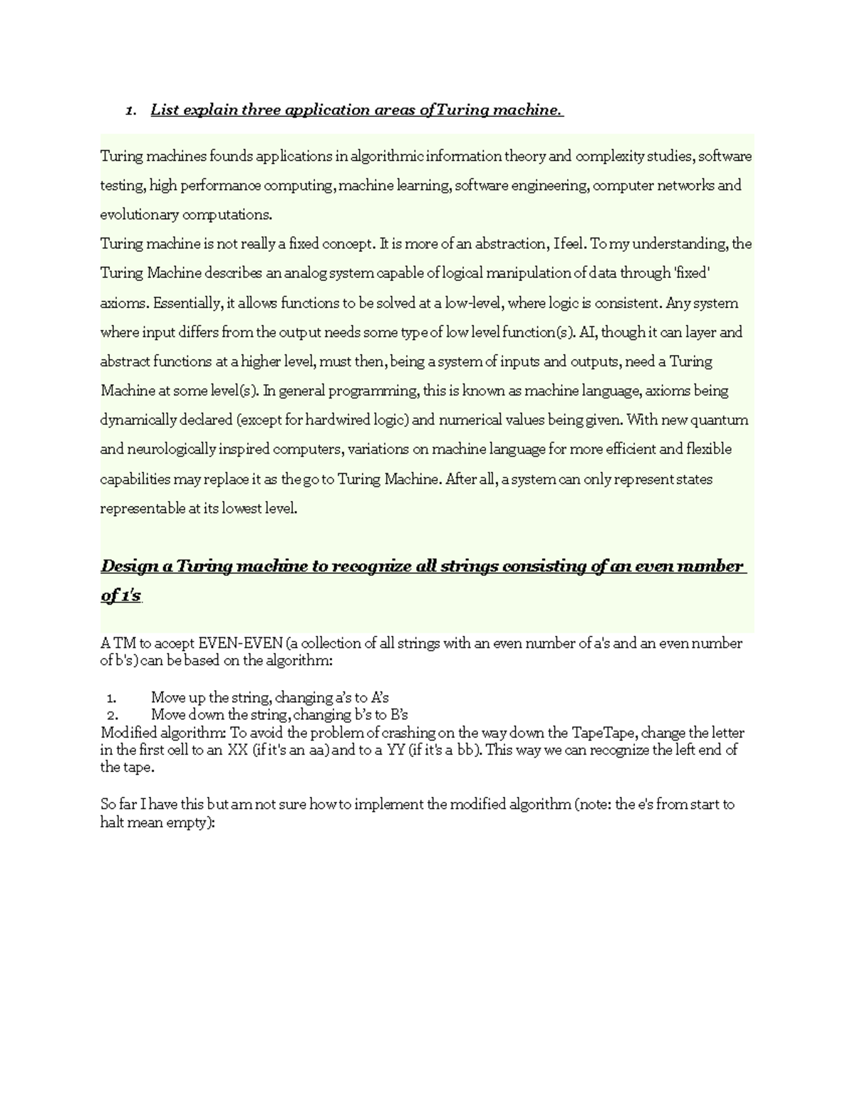 Complex A - best documnts - List explain three application areas of ...