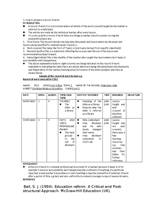 FORM 1 CRE Simplified Notes - CHRISTIAN RELIGIOUS EDUCATION FORM 1 ...