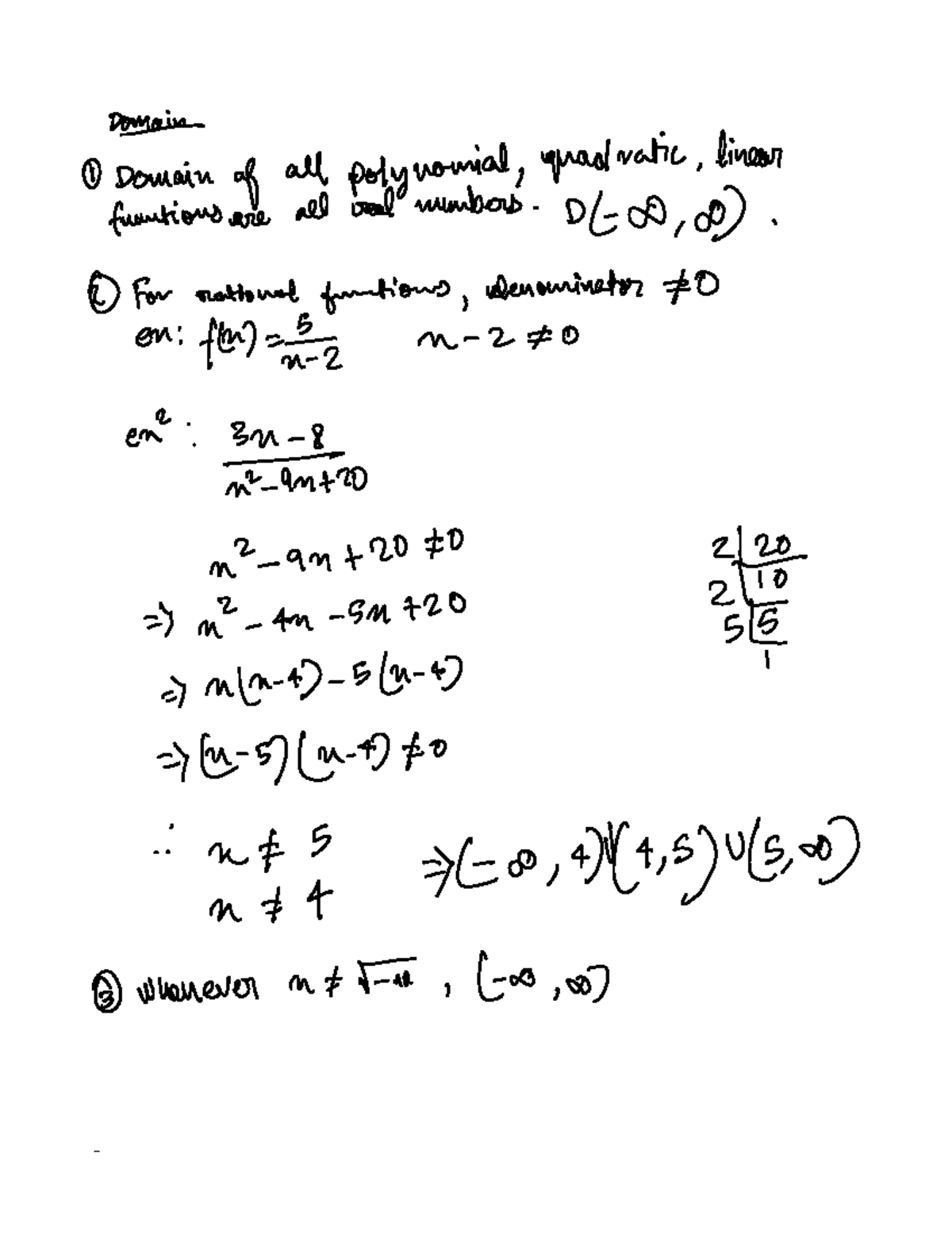 Note 02-Feb-2023 - Detailed work with elaborate steps - Domain 0 Domain ...