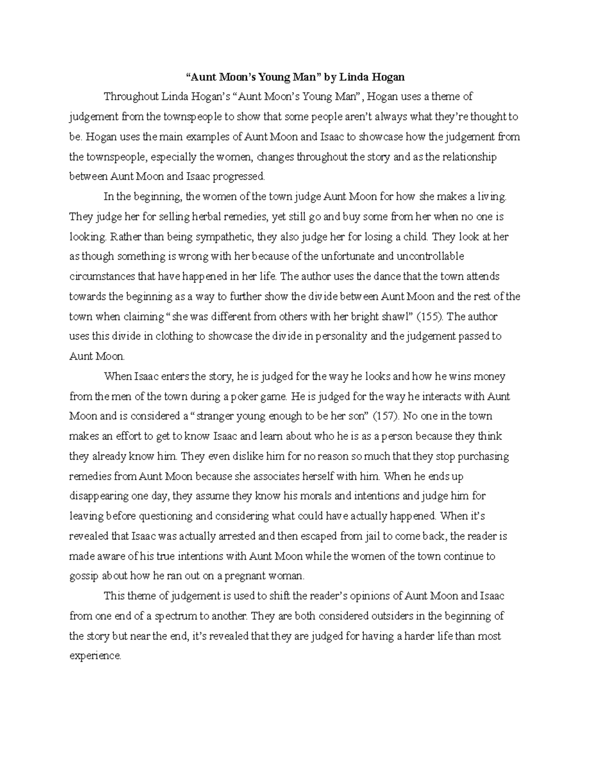 Aunt Moon's Young Man - “Aunt Moon’s Young Man” by Linda Hogan ...