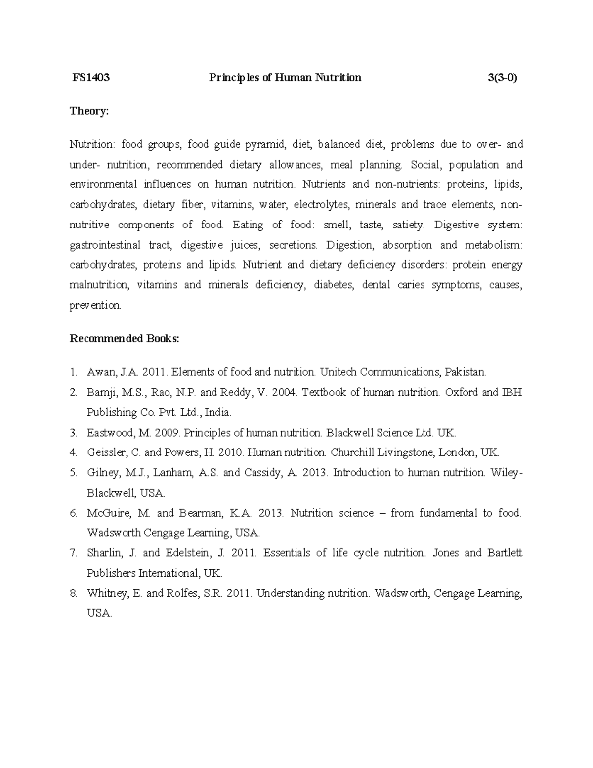 FS1403Principles of Human Nutrition 3 - Social, population and ...