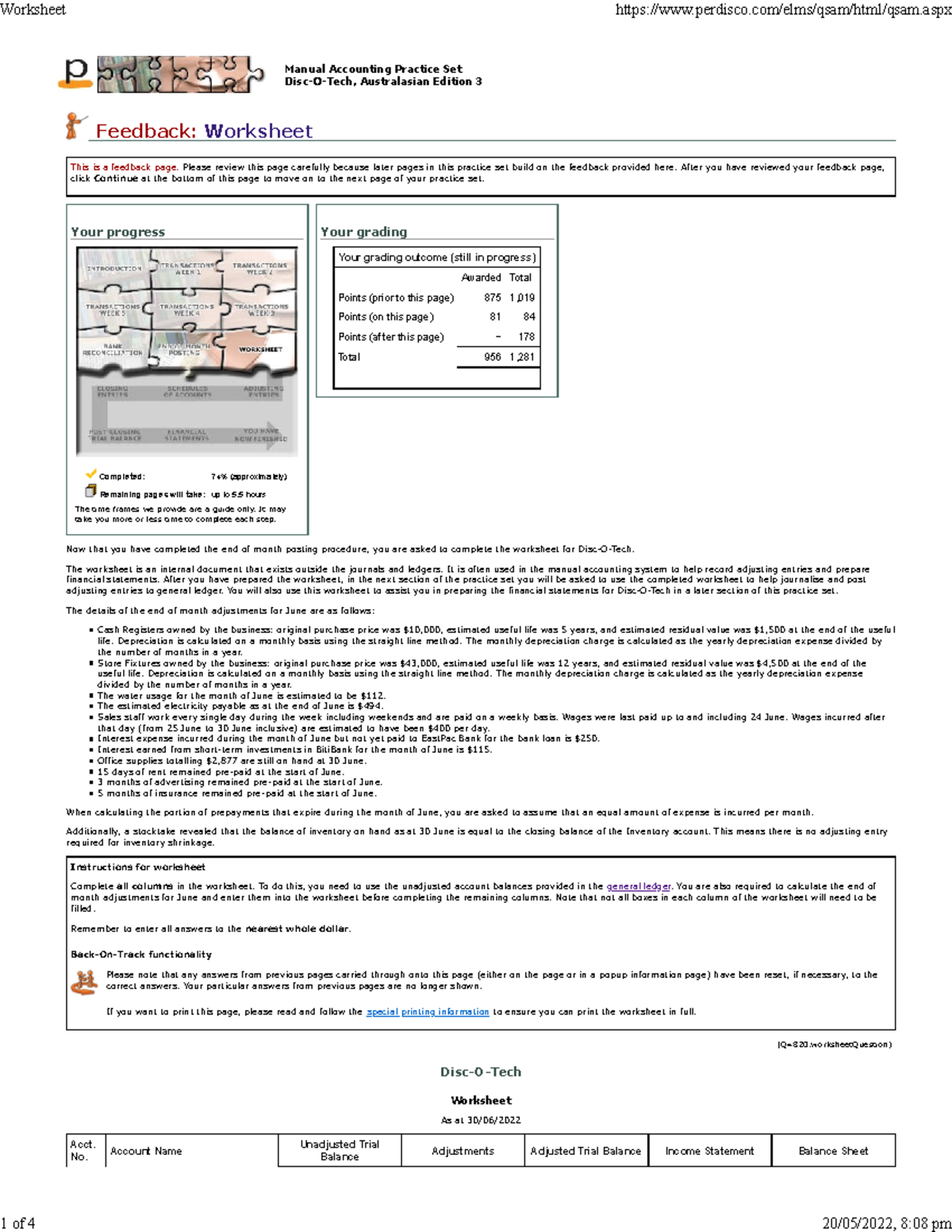 Manual Accounting Practice Set Worksheet - Studocu