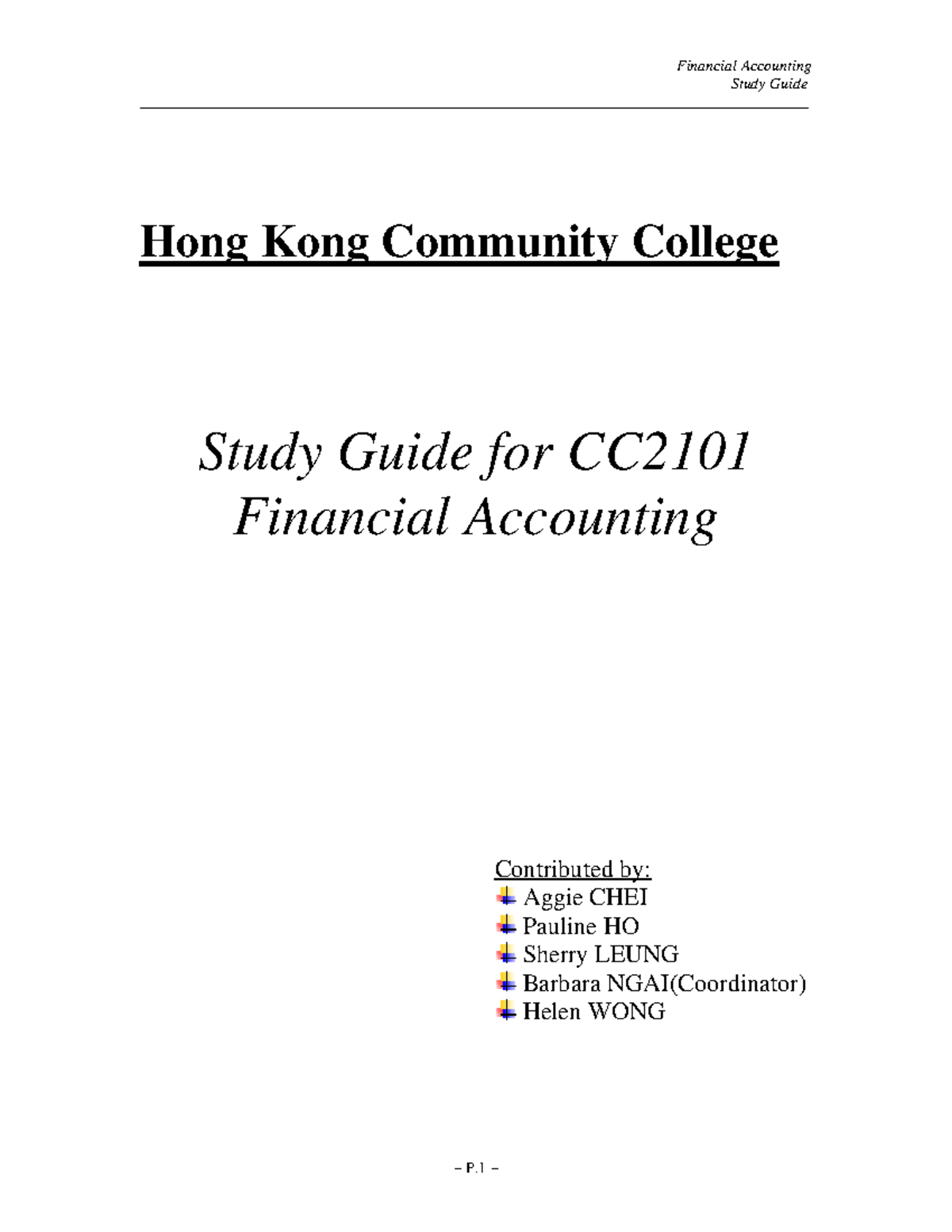 Financial Accounting Study Guide Study G - _Study Guide Hong Kong ...
