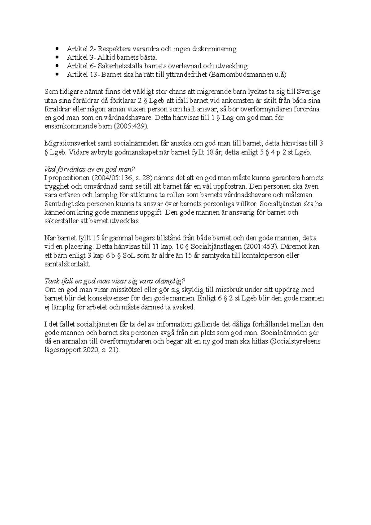 Wow3 - nsa s ss - Artikel 2- Respektera varandra och ingen ...