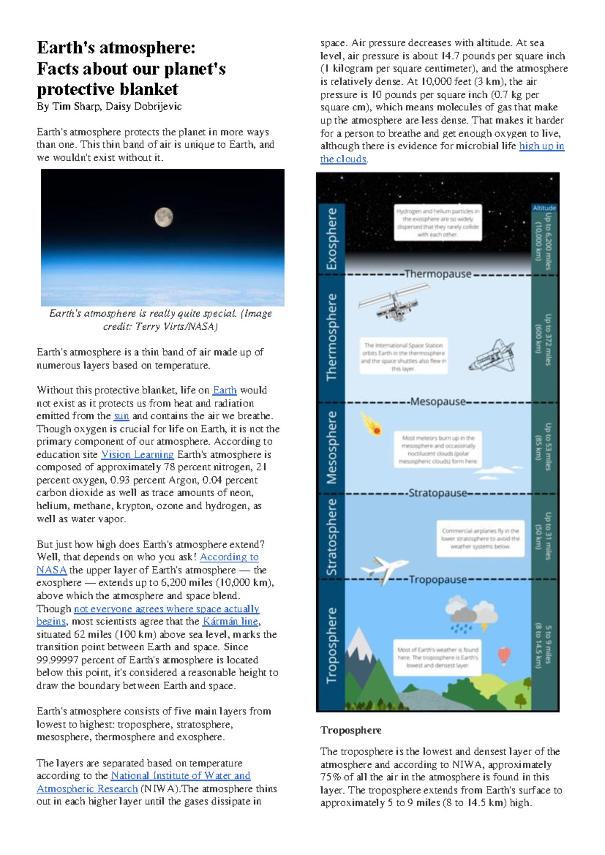 Earths-Atmosphere - this is used i meteorology subject - Earth's ...