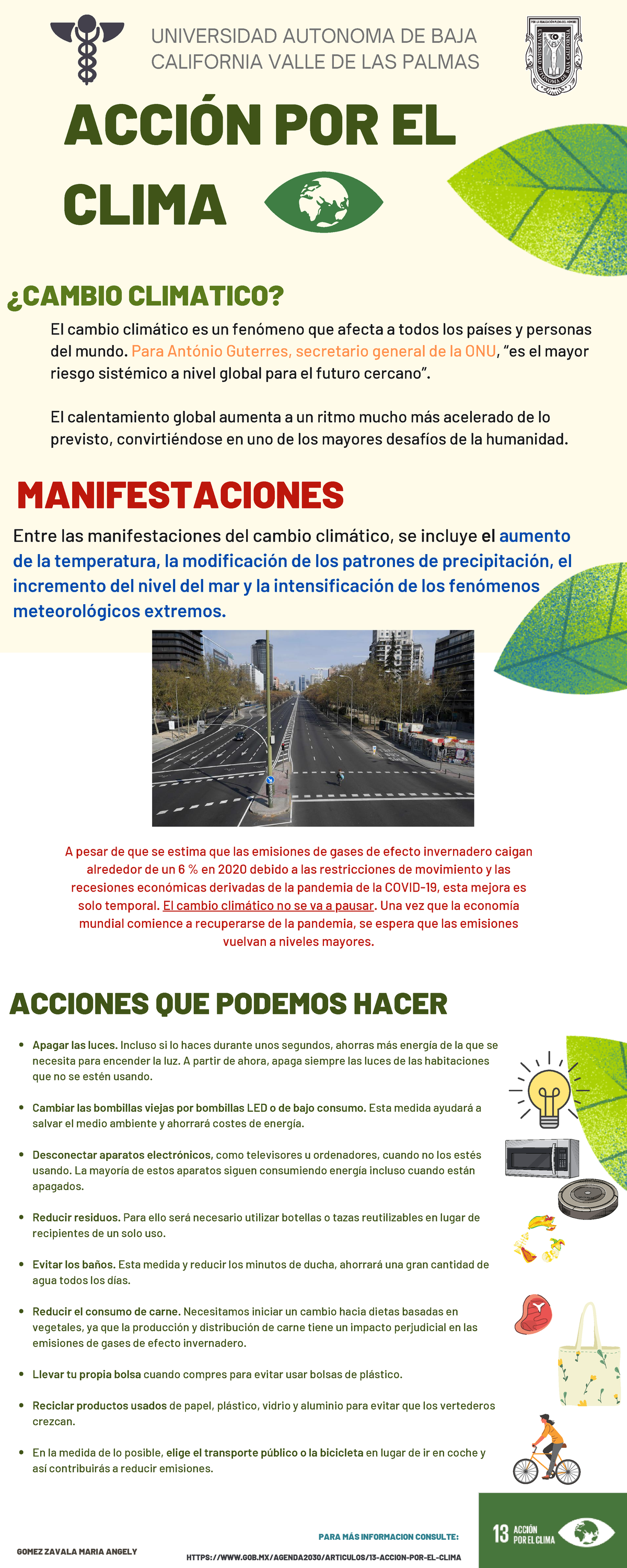Acción por el clima - infografia - ACCIÓN POR EL CLIMA UNIVERSIDAD ...