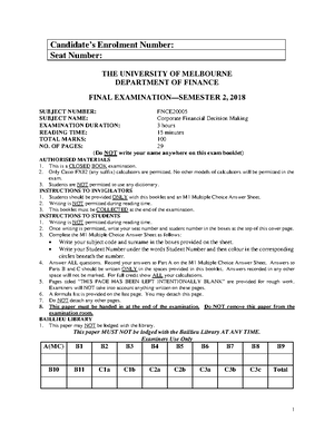 MST Formula Sheet - Formula Sheet Days sales outstanding = (Accounts ...