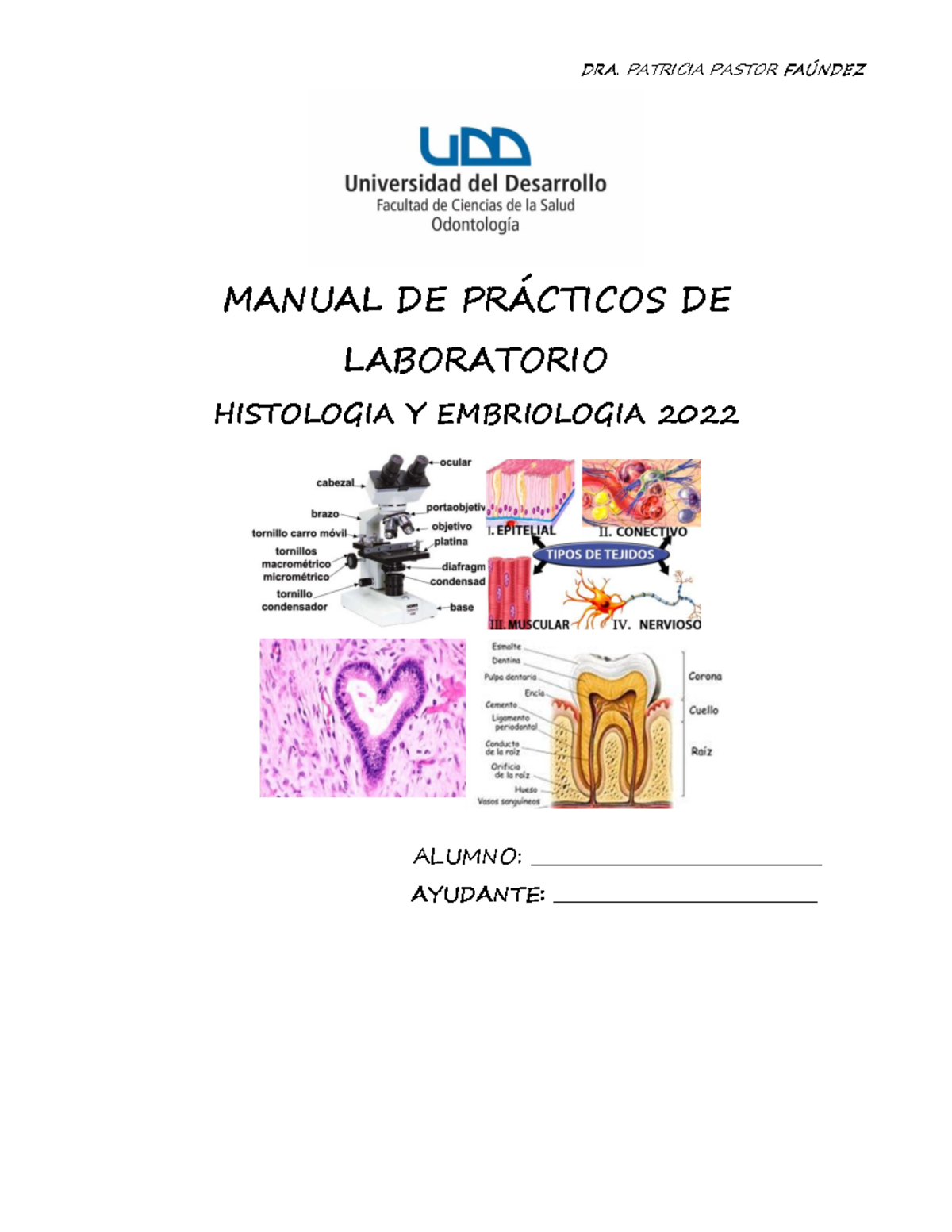 Gu%C3%ADa+histo-Embrio+odonto+2022 - MANUAL DE PR¡CTICOS DE LABORATORIO ...