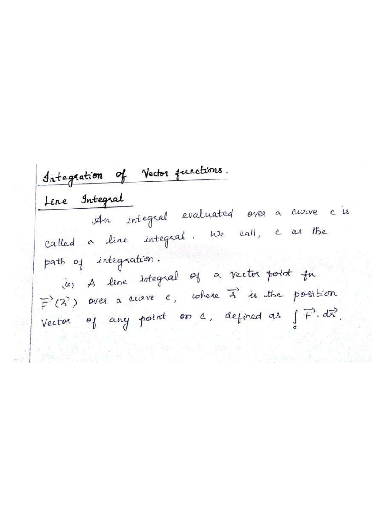 Unit 2 2 (1) - maths notes - Advanced Calculus And Complex Analysis ...