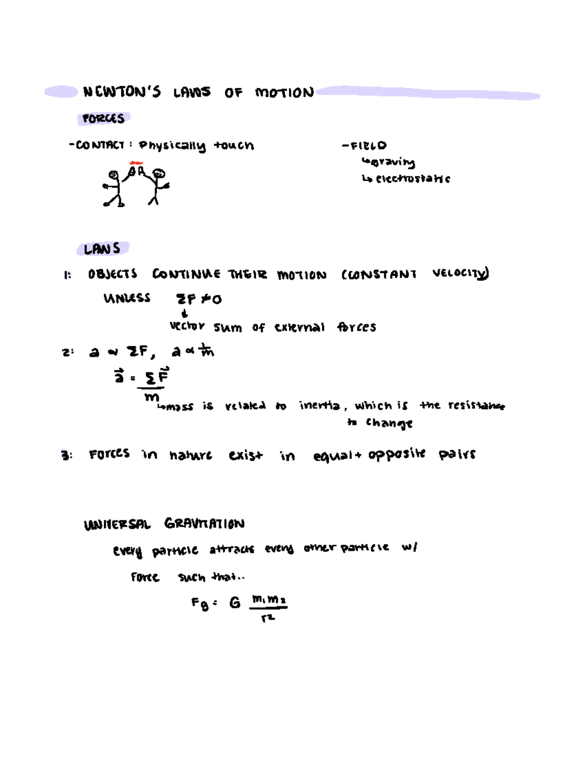 Phys Textbook 4 Laws of Motion - NEWTON'S LAWS OF MOTION FORCES ...