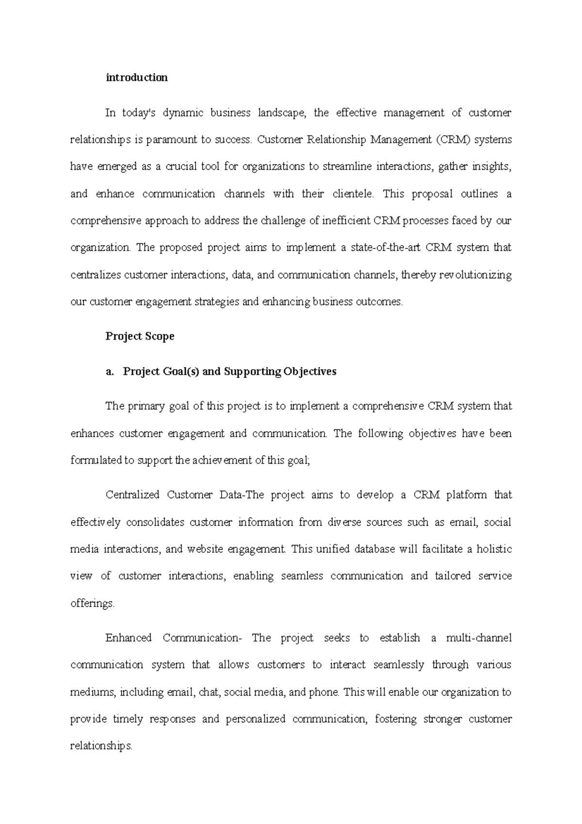 IT - qualified - introduction In today's dynamic business landscape ...