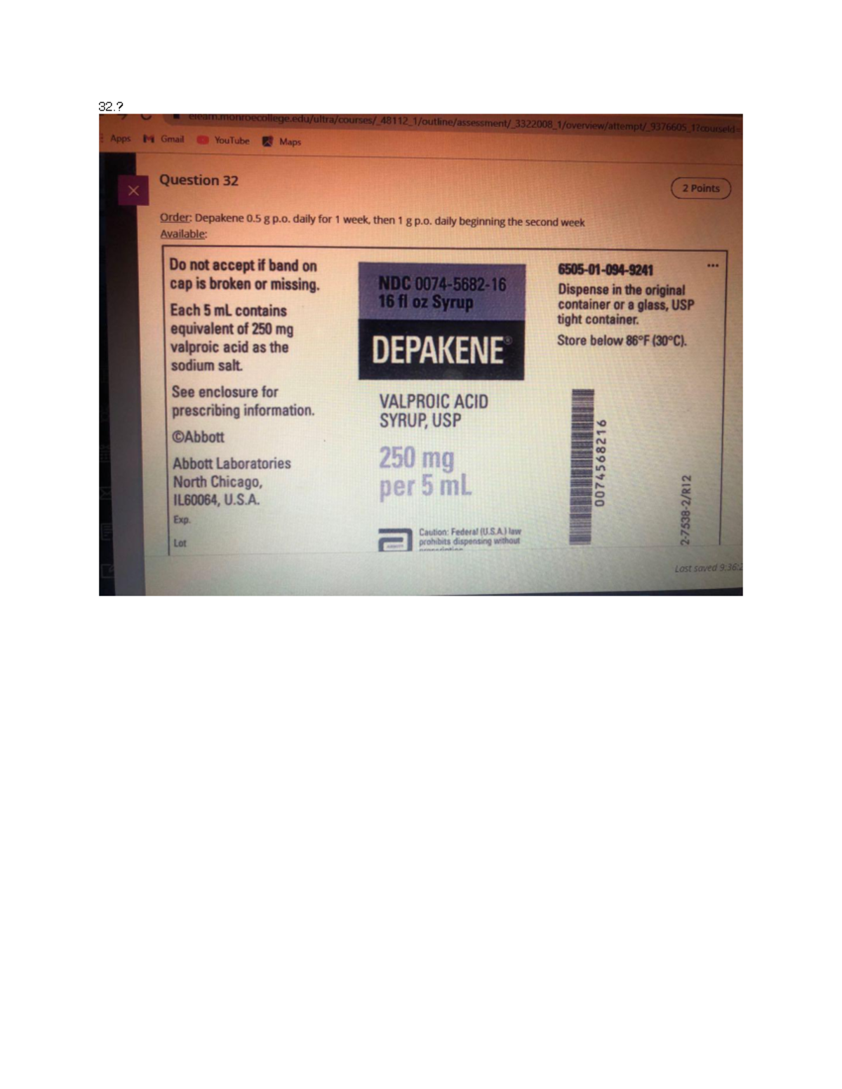 EXAM 1 (dragged) 5 - sample questions - NS-106 - 32.? - Studocu