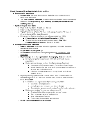 Anthropology 175 notes - anthropology - the study of humans using an ...