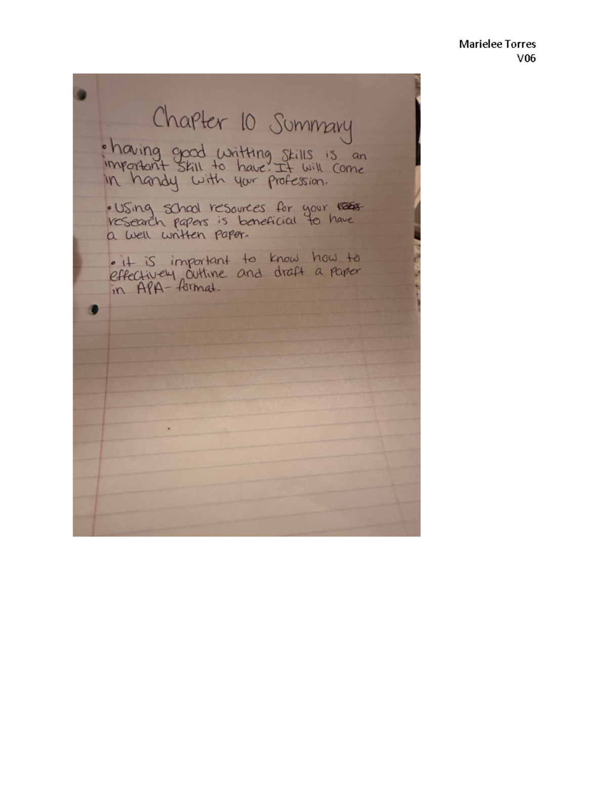 Chapter TEN - CSFH 0101 - Studocu