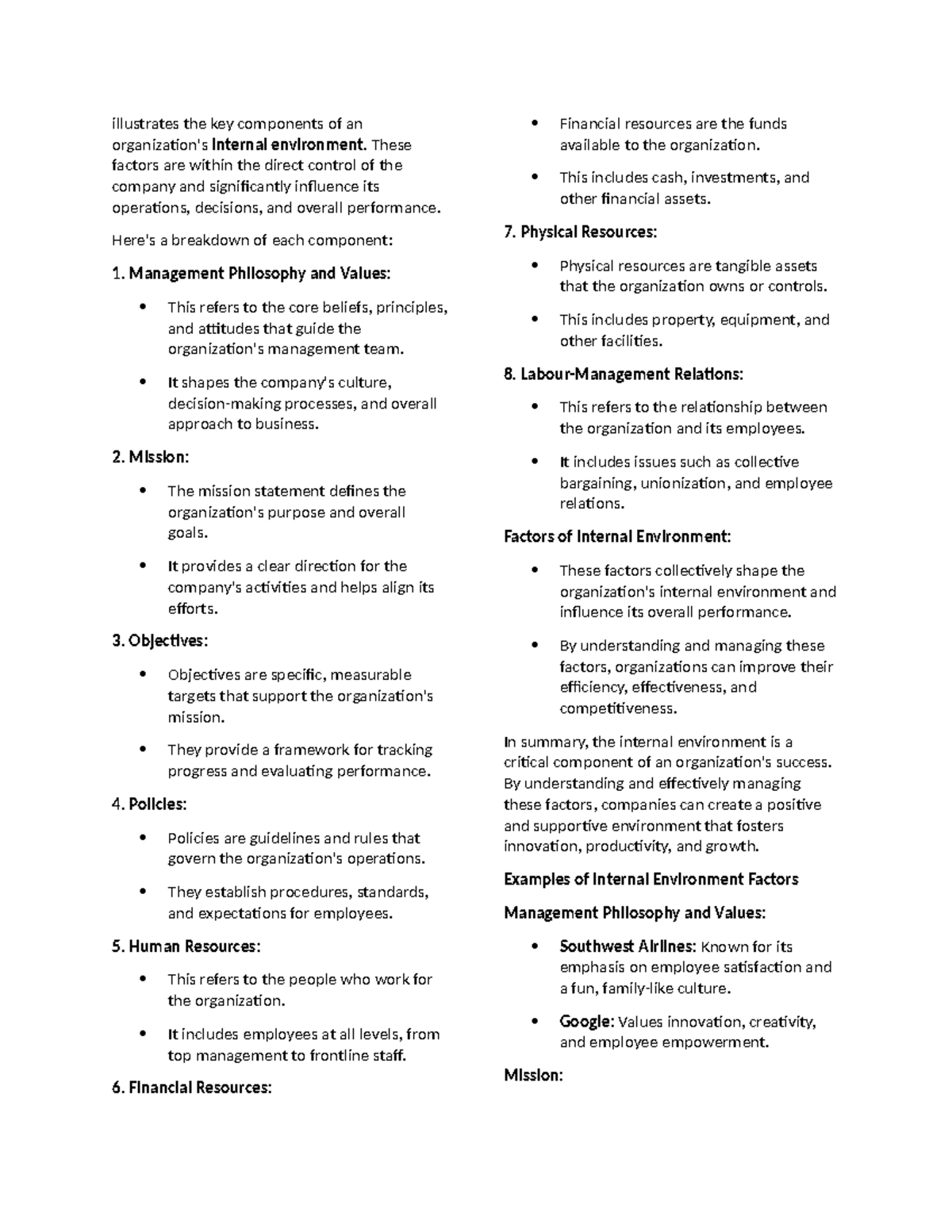 Illustrates the key components of an organization - illustrates the key ...