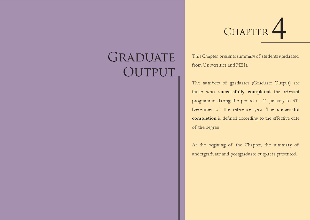 Chapter 4 - Pocket Book2021 - This Chapter presents summary of students ...