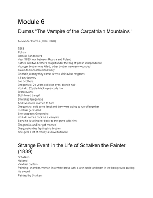 VMP Module 1 - Week 1 history of vampires - Documentary Monsters Among ...