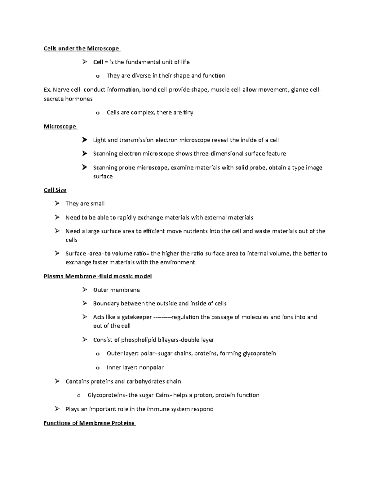 Cells under the Microscope 1 - Cells under the Microscope Cell = is the ...
