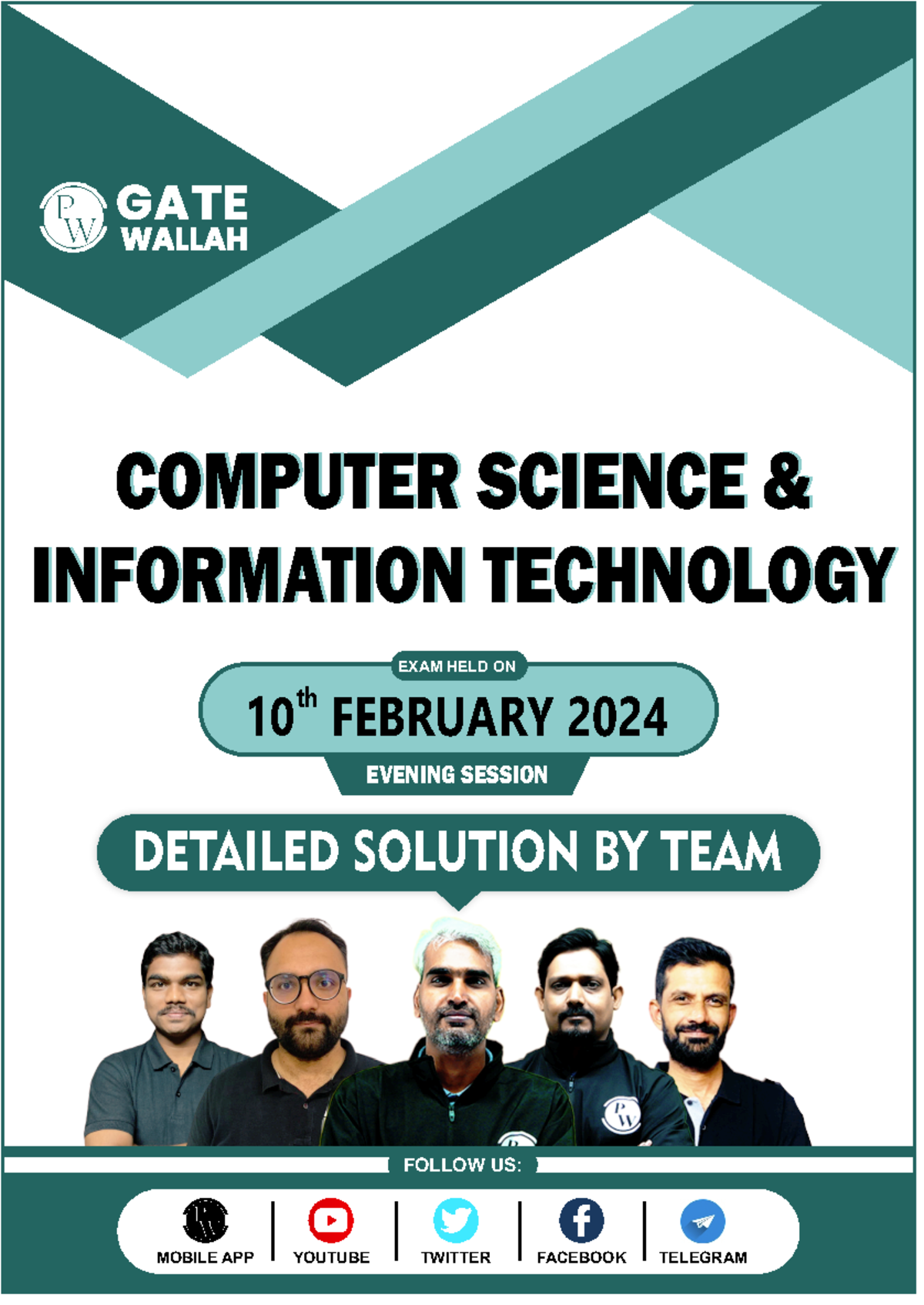 GATE Exam CSIT Format Part-2 Final - DETAILED SOLUTION BY TEAM EXAM ...