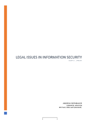 C841 Task 2 (IHP4) - Task 2 - Western Governor’s University Legal ...