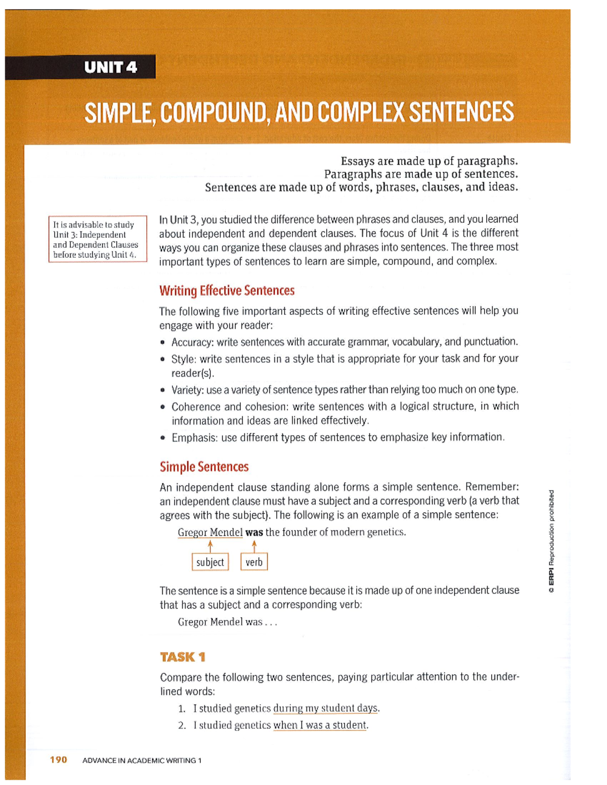 UNIT-4 - Academic Wrting for new student, FPT Greenwich - Studocu