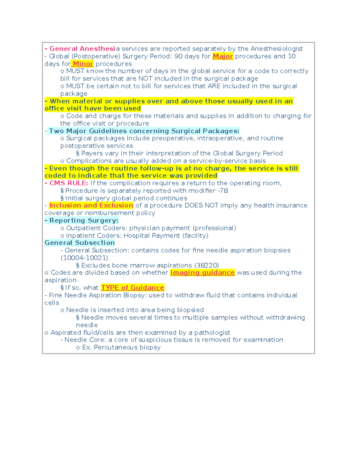 General Anesthesia - basic cpt coding course - General Anesthesia ...