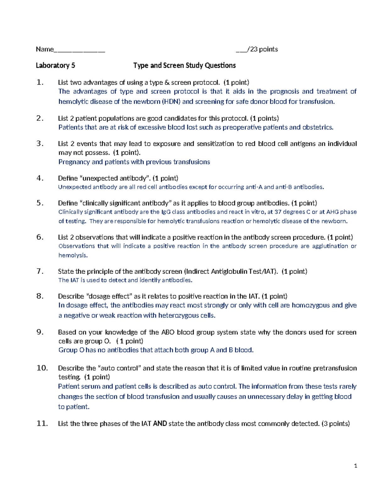 Lab 2 Type & screen worksheet - Name______________ ___/23 points ...