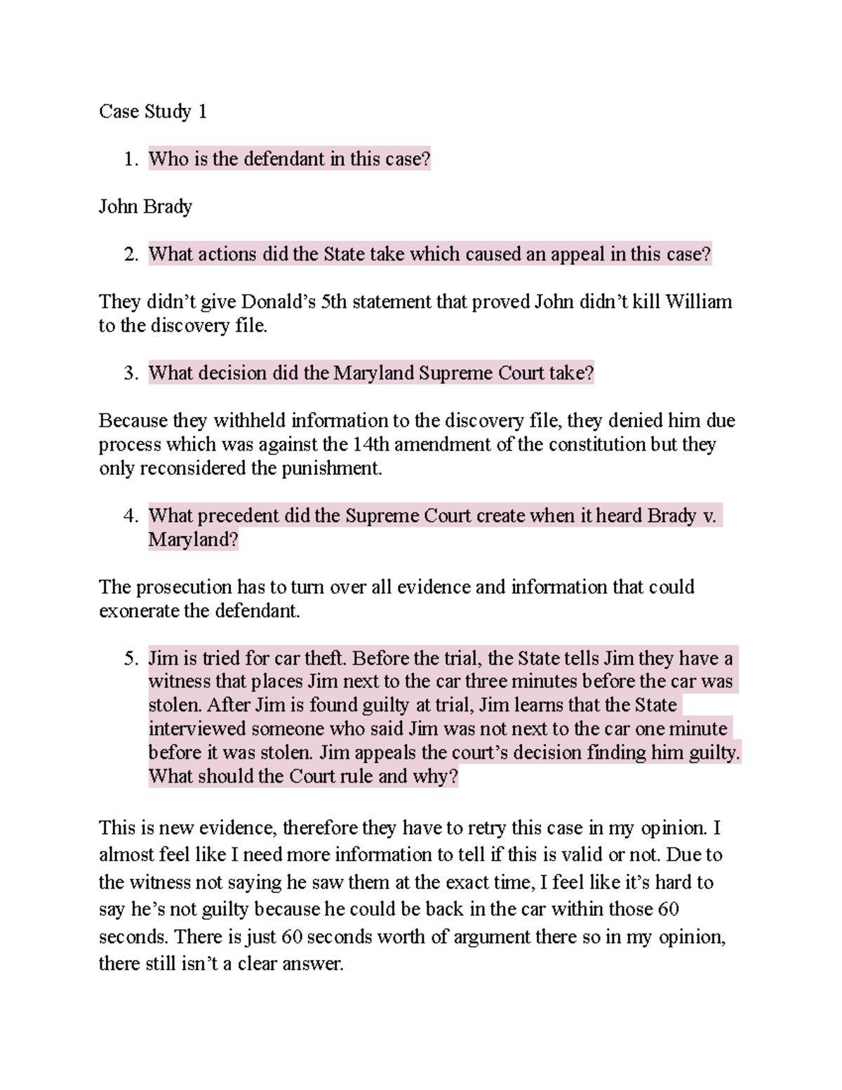 Case Study 1 - Module 1 - Case Study 1 1. Who is the defendant in this ...