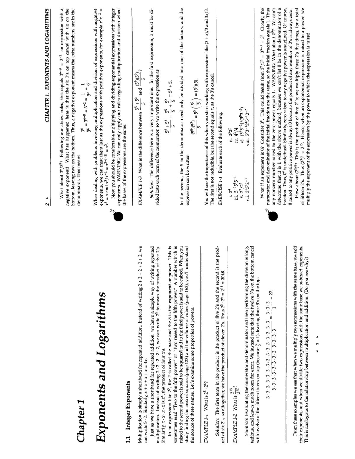 Ch 1- Exponents and Logarithms - Mathematics: Analysis and Approaches ...
