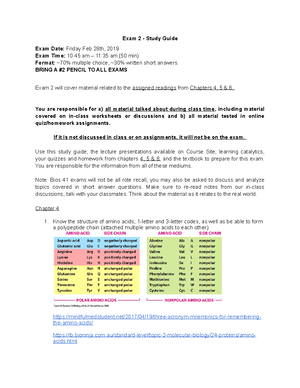 Study Guide Molecular Genetics - Study Guide Chapter 4 *DNA is usually ...