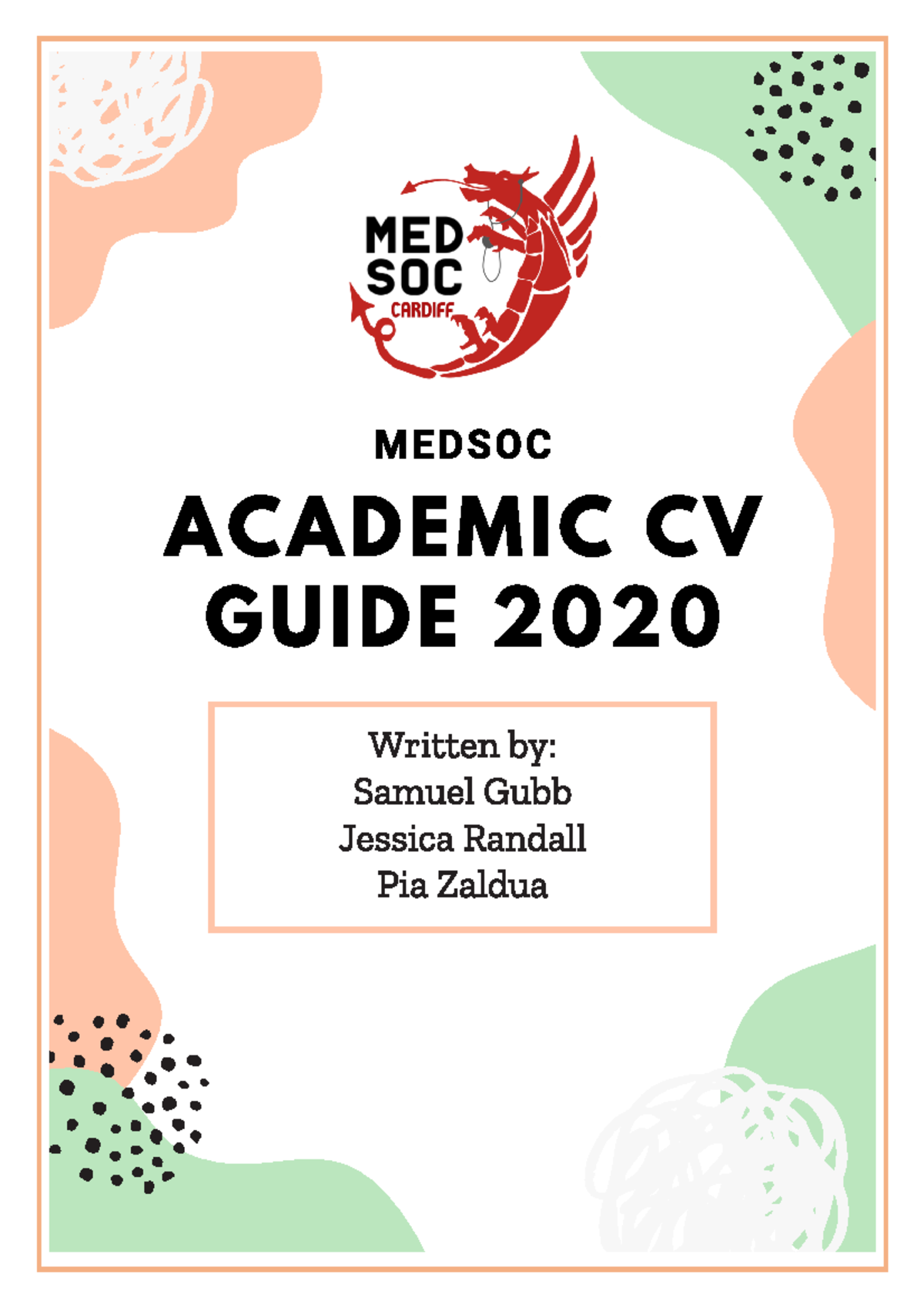 Academic CV - Table of Contents INTRODUCTION - Studocu