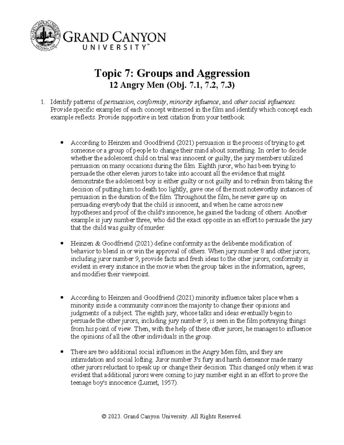 PSY-362-RS-T7-12 Angry Men - Topic 7: Groups and Aggression 12 Angry ...