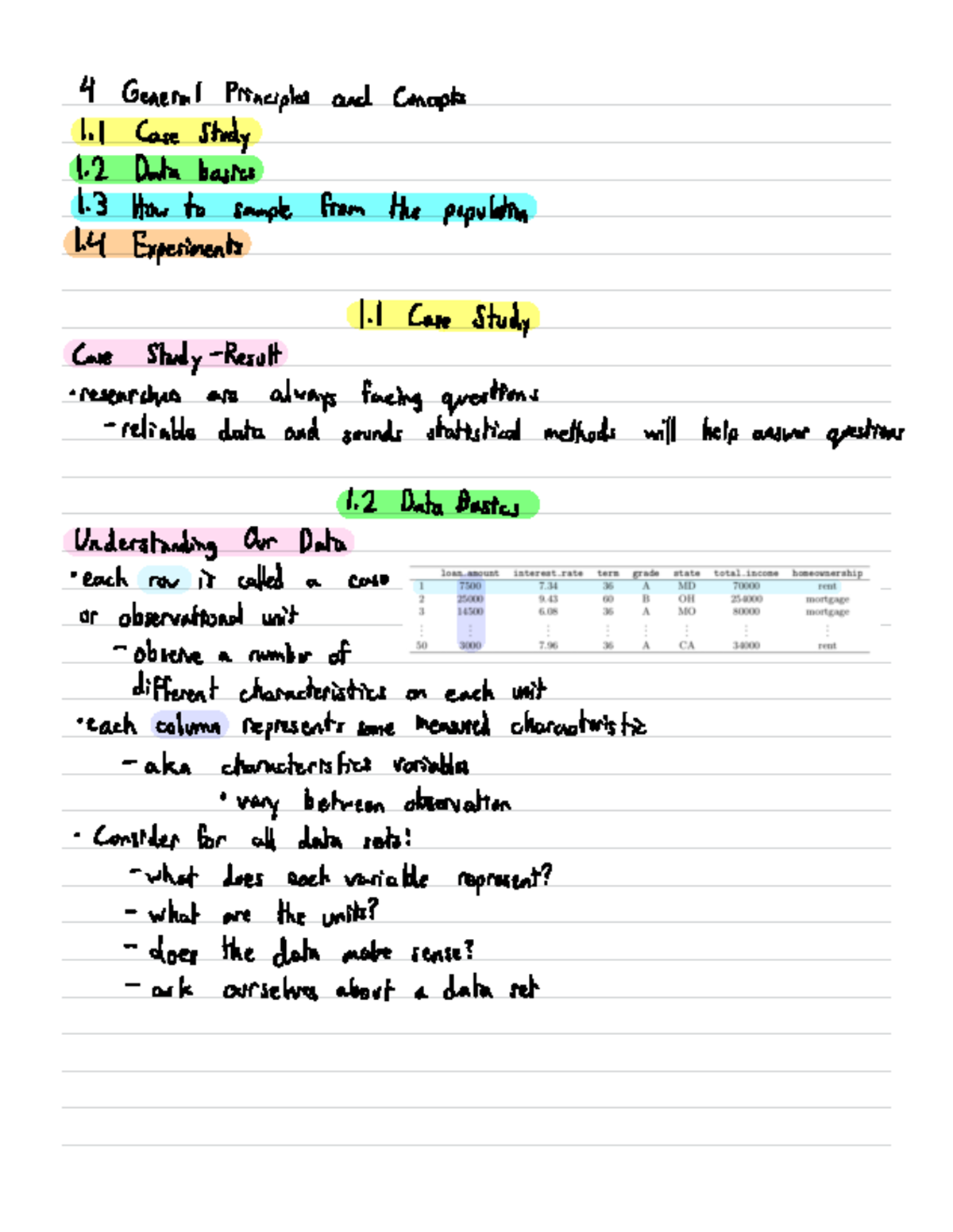 Chapter 1 Introduction To Data - 4 General Principles and Concepts 1 ...
