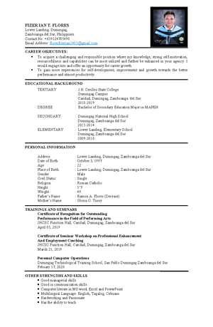 SSLG Resolution no - Republic of the Philippines DEPARTMENT OF ...