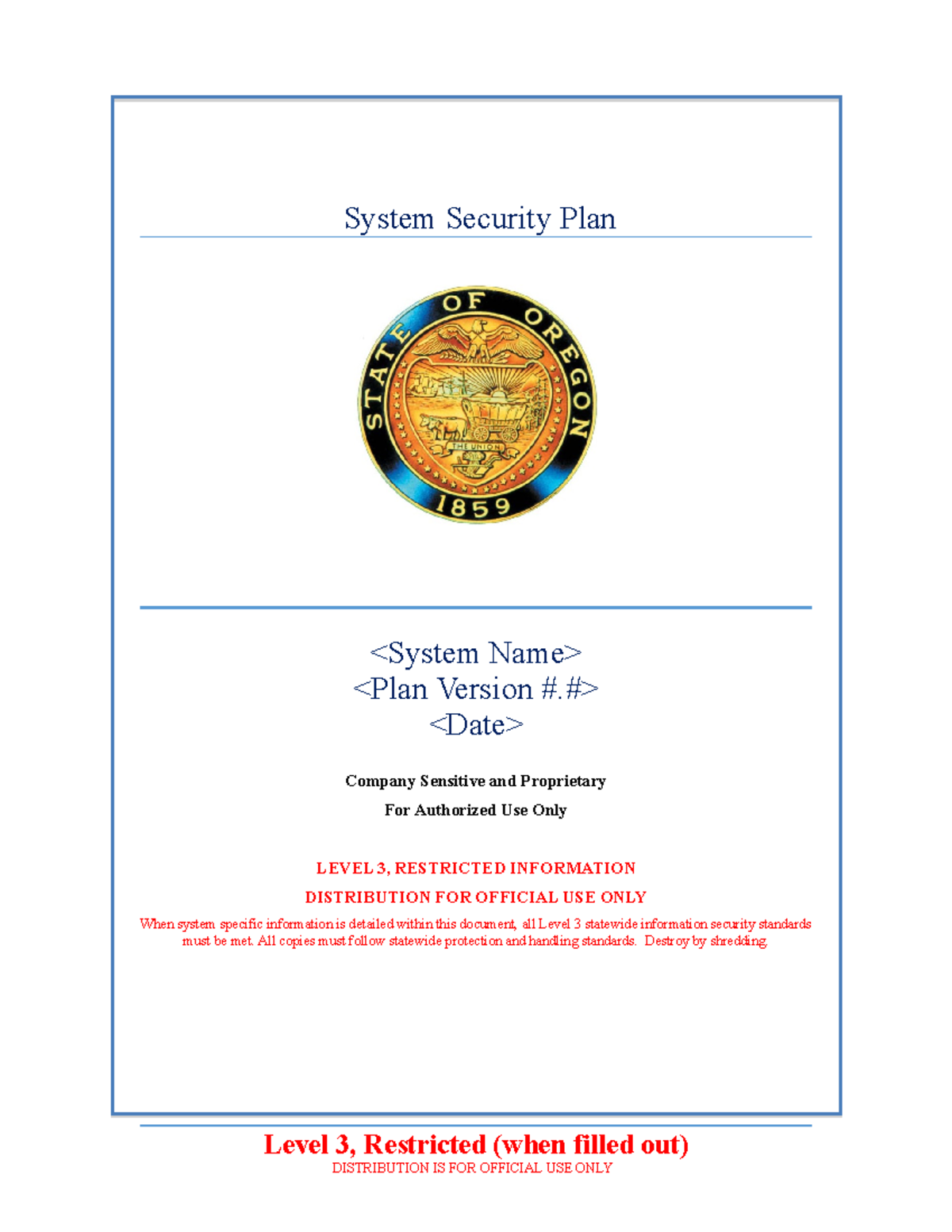 System Security Plan - ate - System Security Plan - Studocu