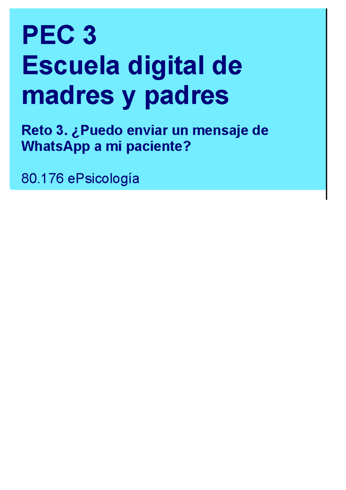 PEC 3 - Material didáctico - PEC 3 Escuela digital de madres y padres ...