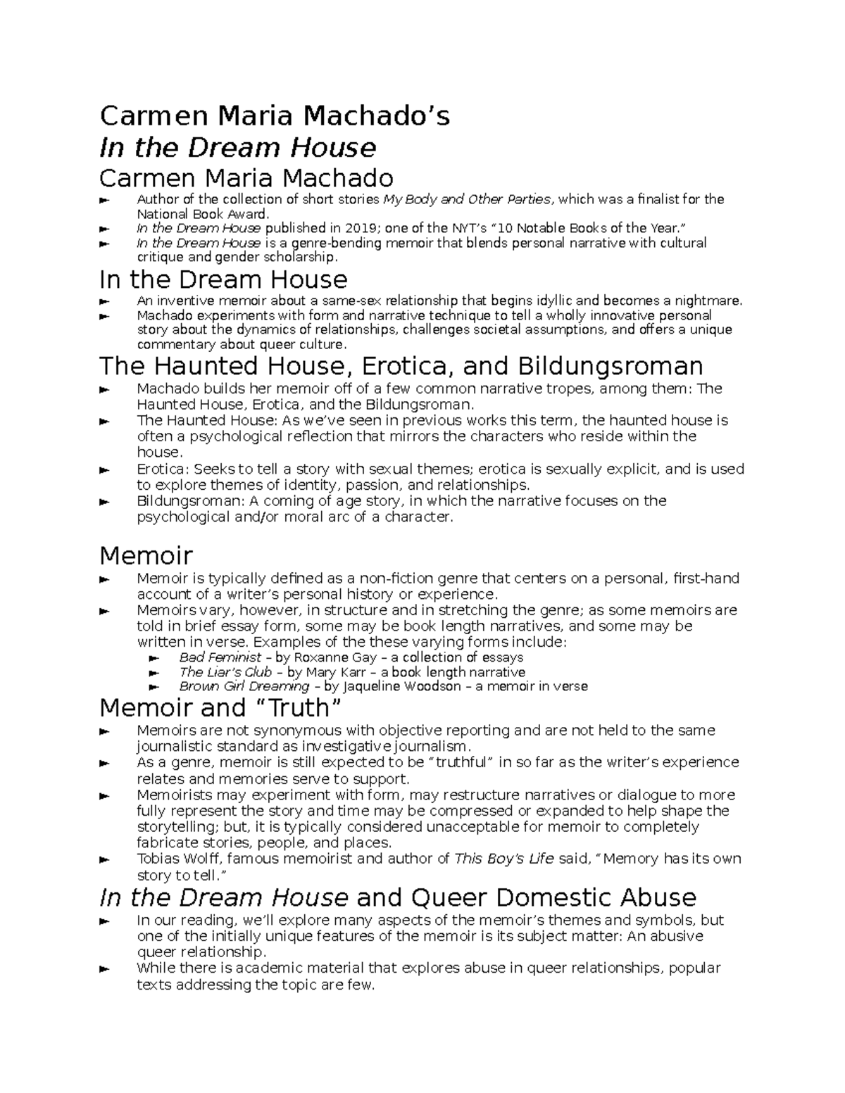Machado's In The Dream House - Carmen Maria Machado’s In the Dream ...