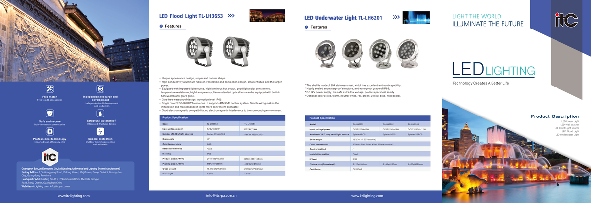 LED Lighting - lol - info@itc-pa.com itclighting info@itc-pa.com ...