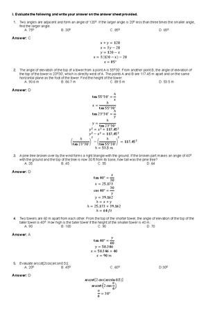 Applied Mathematics Module 3(2) - DE LA SALLE UNIVERSITY-DASMARIÑAS ...