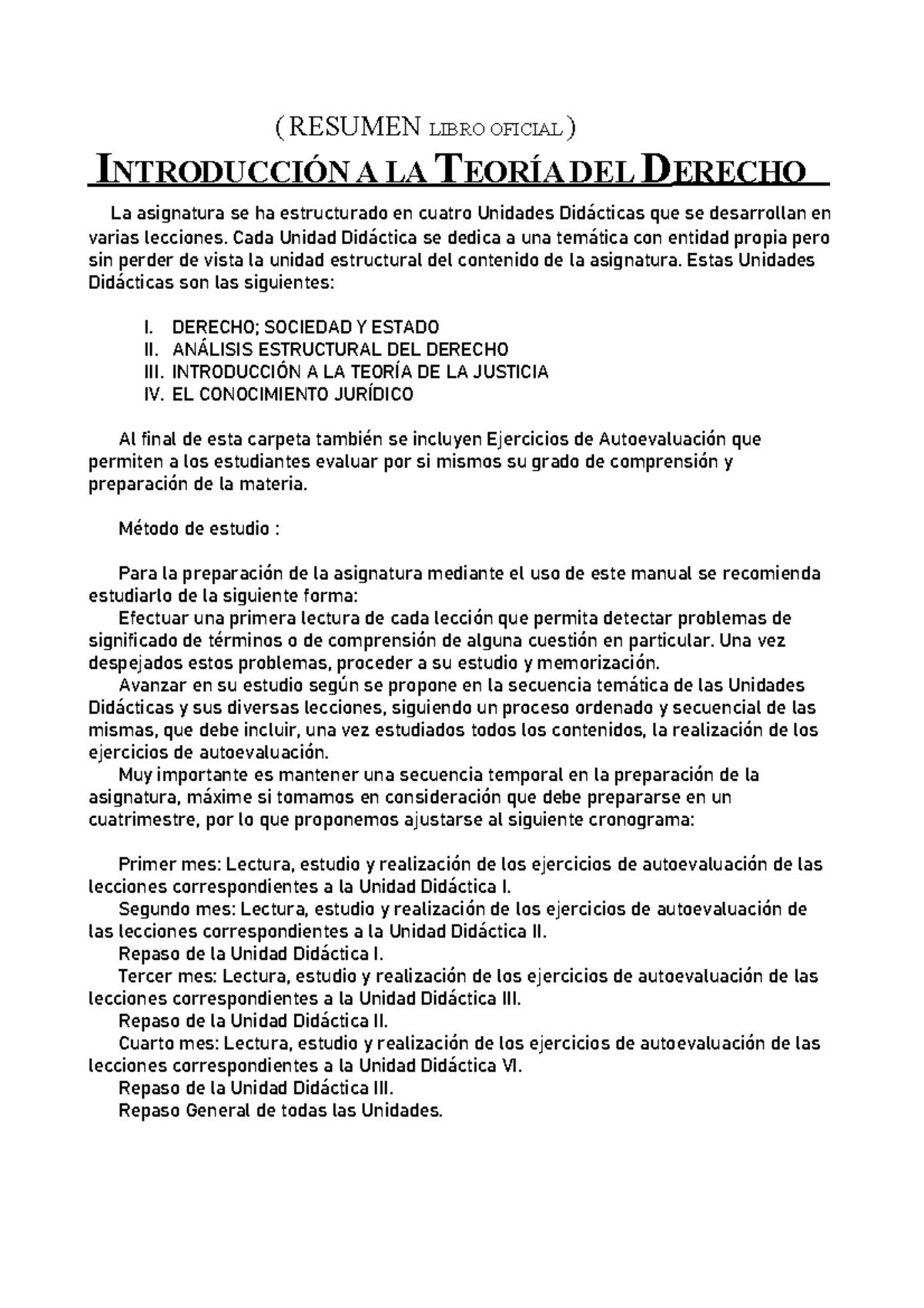 Resumen Libro Introducción a la Teoría del Derecho - Warning: TT: undefined function: 32 Warning ...