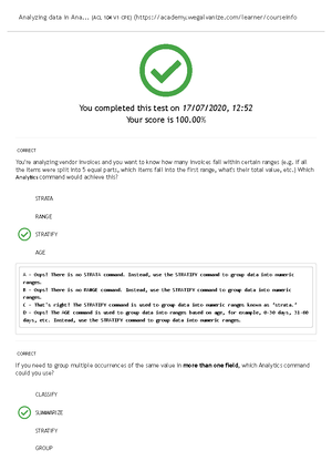 Exercise 5-11 - Exercise 5- Part 1 – Cost Method Computation and Allocation of Difference ...