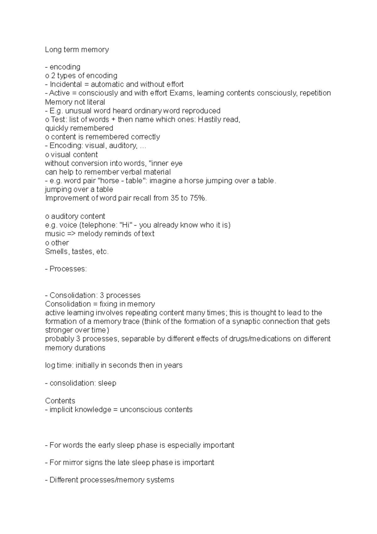 Long term memory - Introduction To Psychology - Long term memory ...