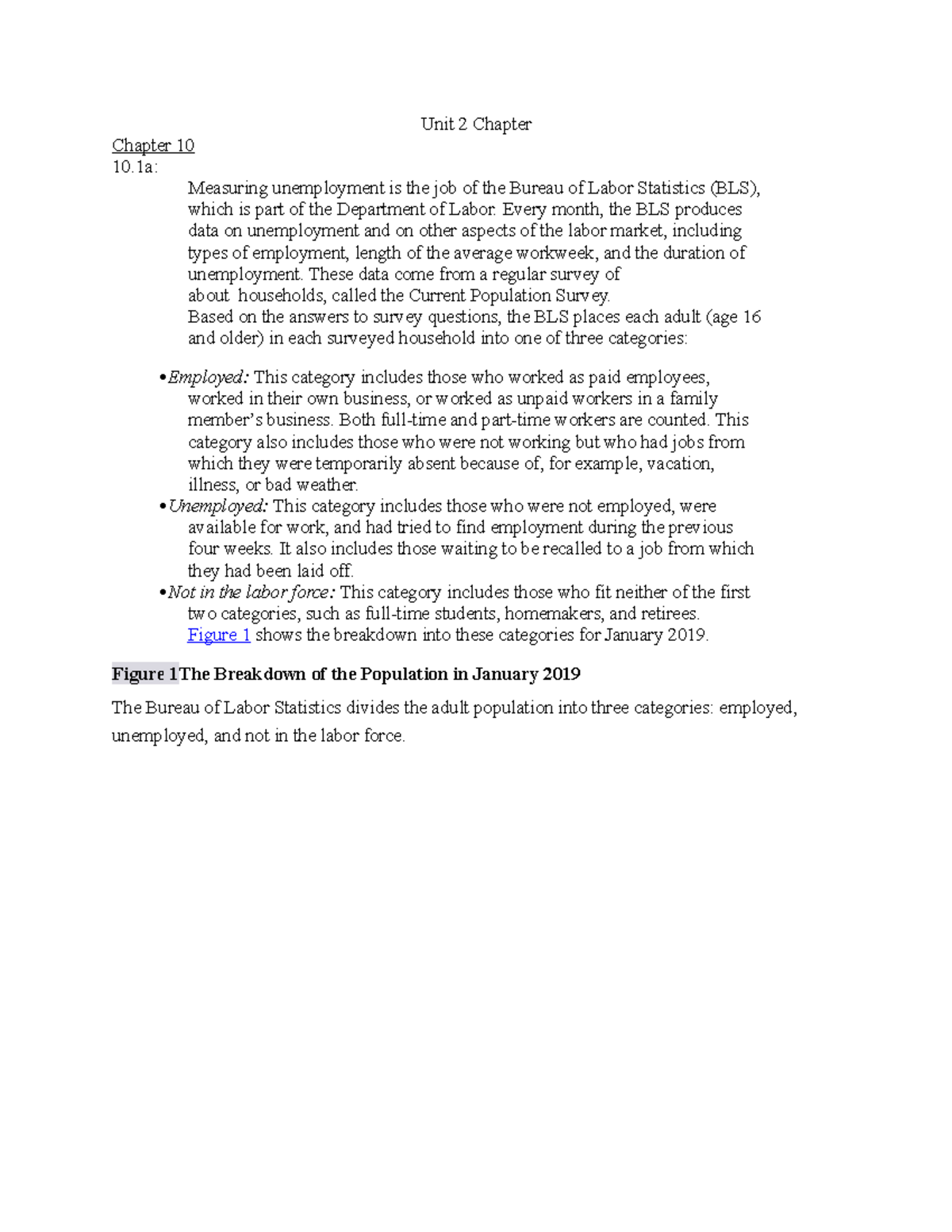 Unit 2 Chapter - Macro econ notes - Unit 2 Chapter Chapter 10 10 ...