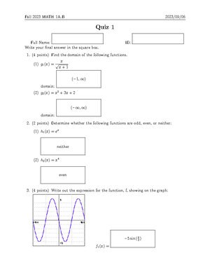 Calculus I Course Work (Worksheet 10 Worked Out Solutions) - Vorlr5J,l ...