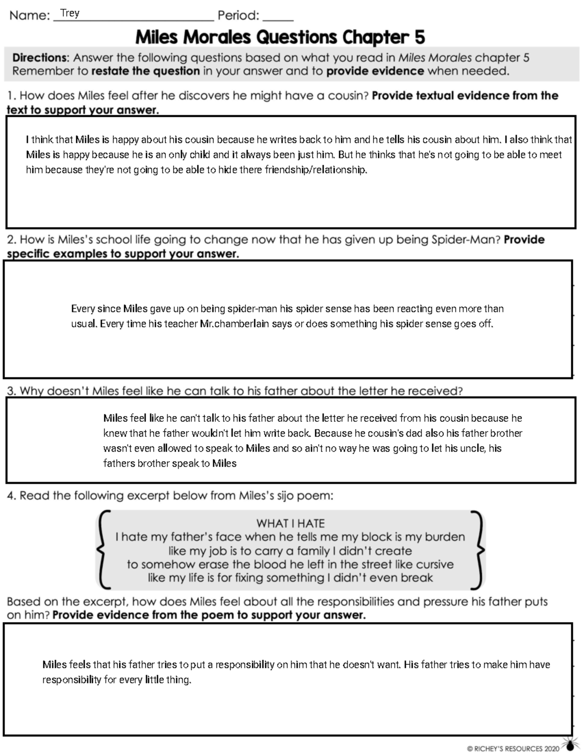 Kami Export - Cordarrius Baird - Spider-Man Chapters 5-8 - Miles ...
