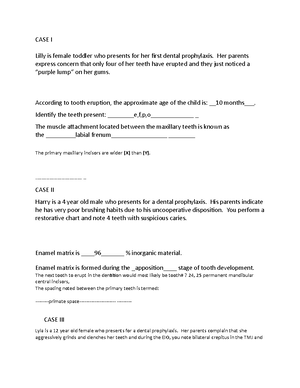 OSCE3 - OSCE 3 study guide - OSCE 3 Study Guide The following course ...