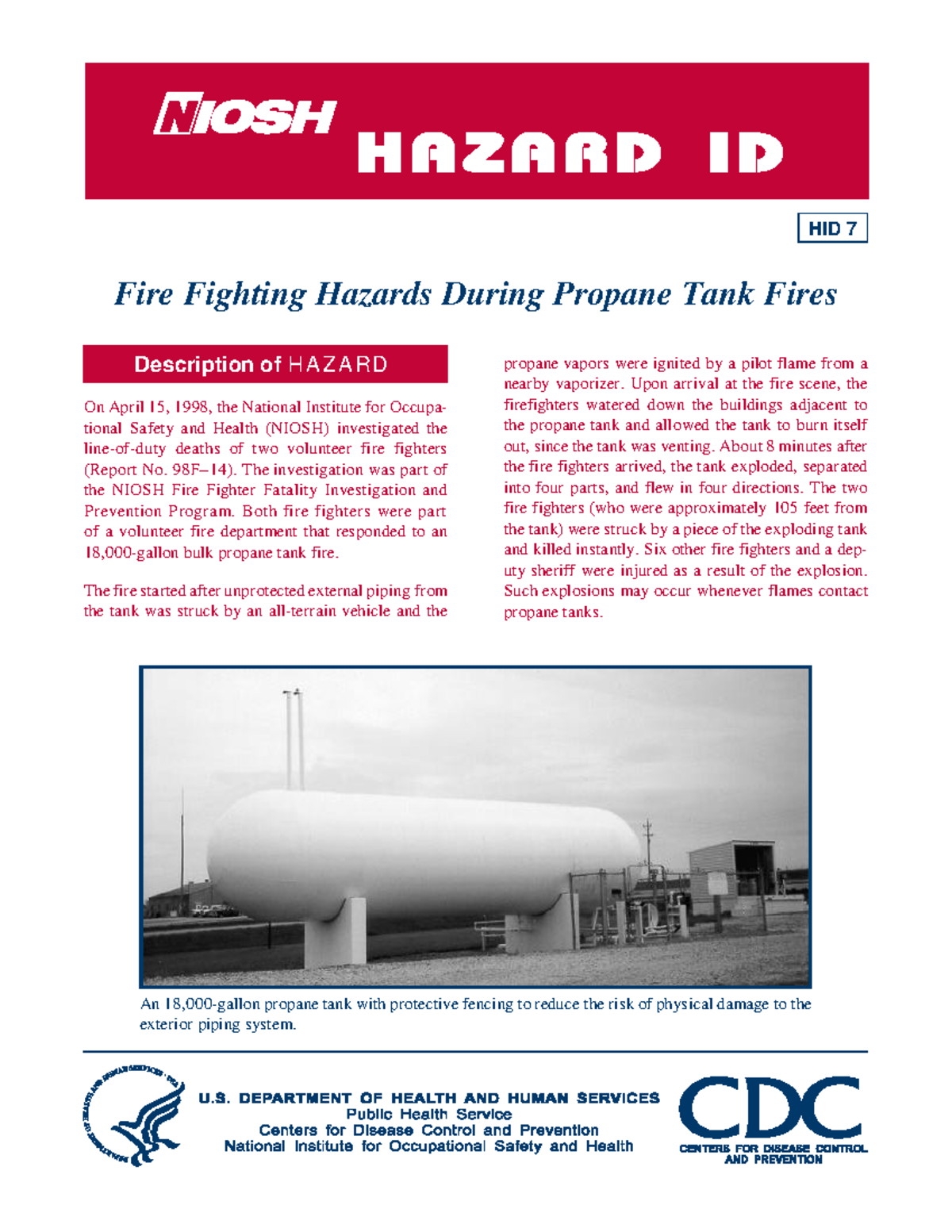 99-129 - good - Fire Fighting Hazards During Propane Tank Fires ...